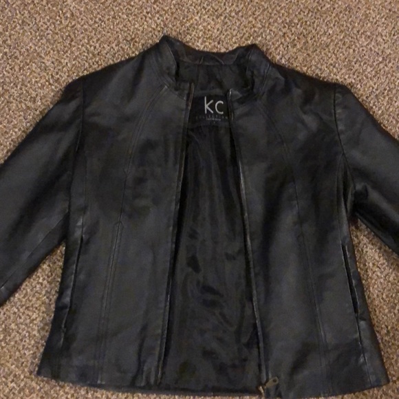 KC Collections | Jackets & Coats | Leather Jacket | Poshmark